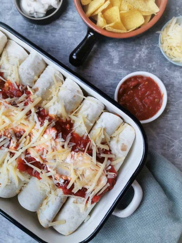Vegetarische enchilada's