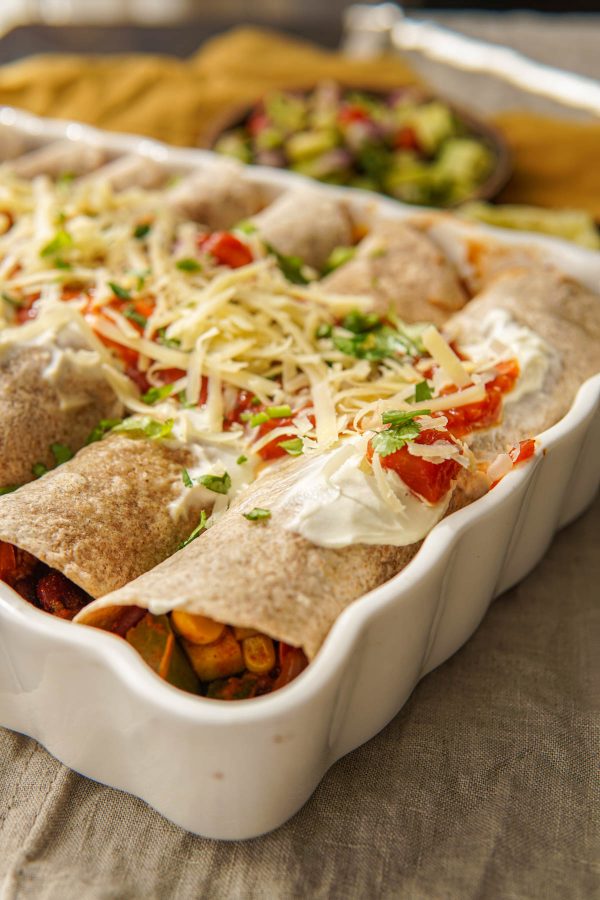 Vegetarische enchilada's