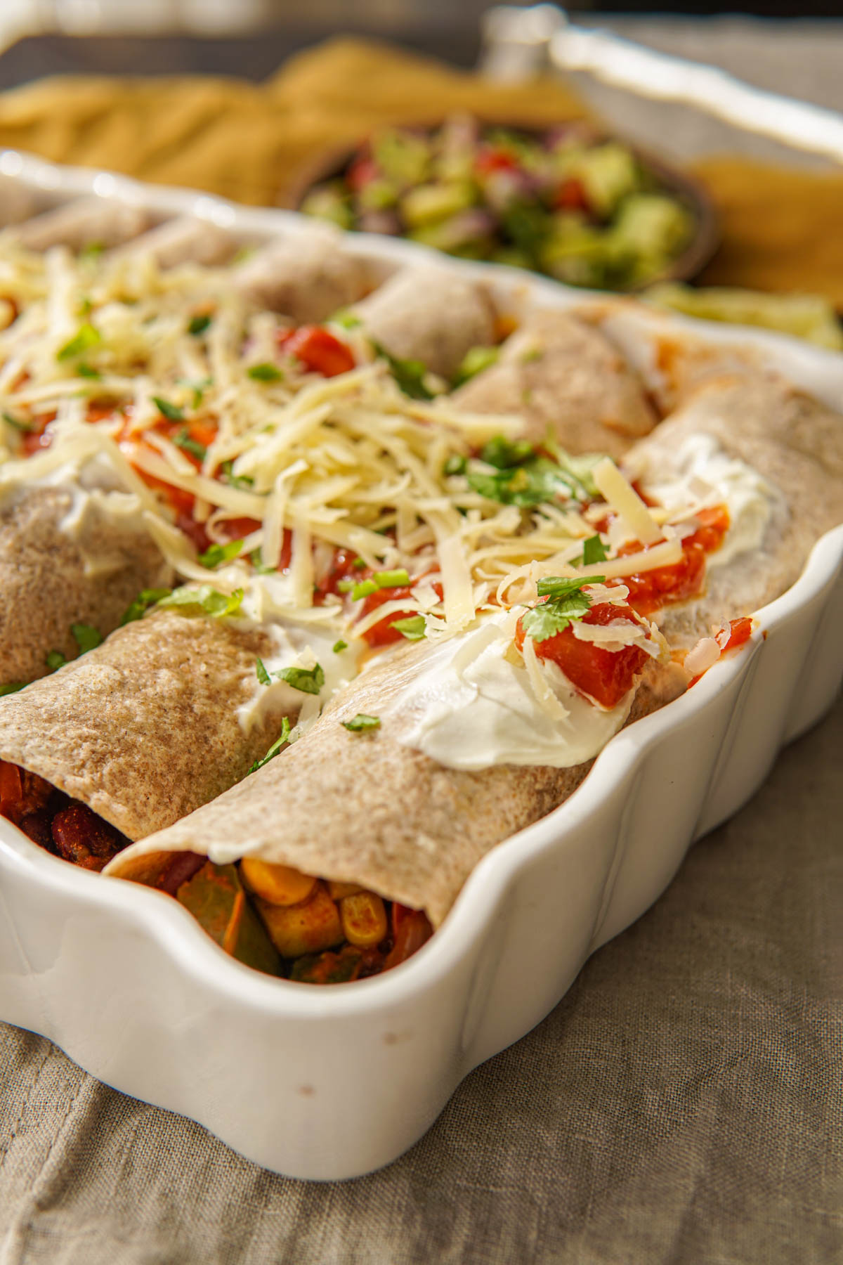 Vegetarische enchilada's
