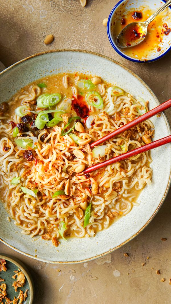 Snelle vegan lunch ramen